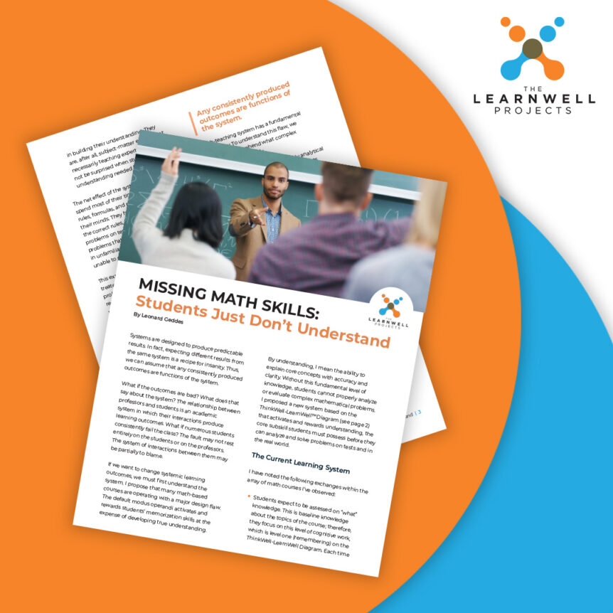 HOW TO IMPROVE MATH COURSE LEARNING OUTCOMES - The LearnWell Projects