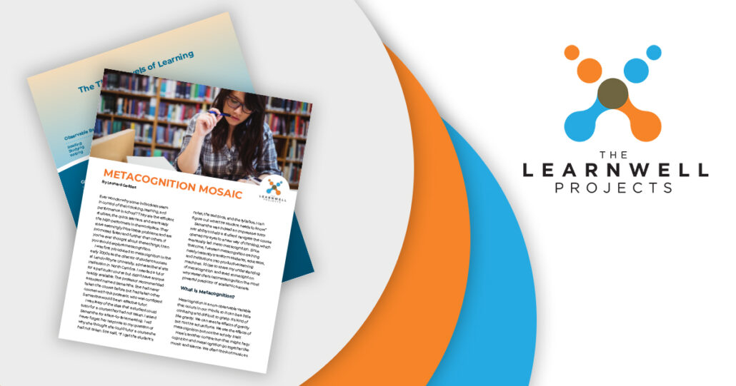 METACOGNITION MATTERS (PART 2) | THE LEARNWELL PROJECTS - The LearnWell ...